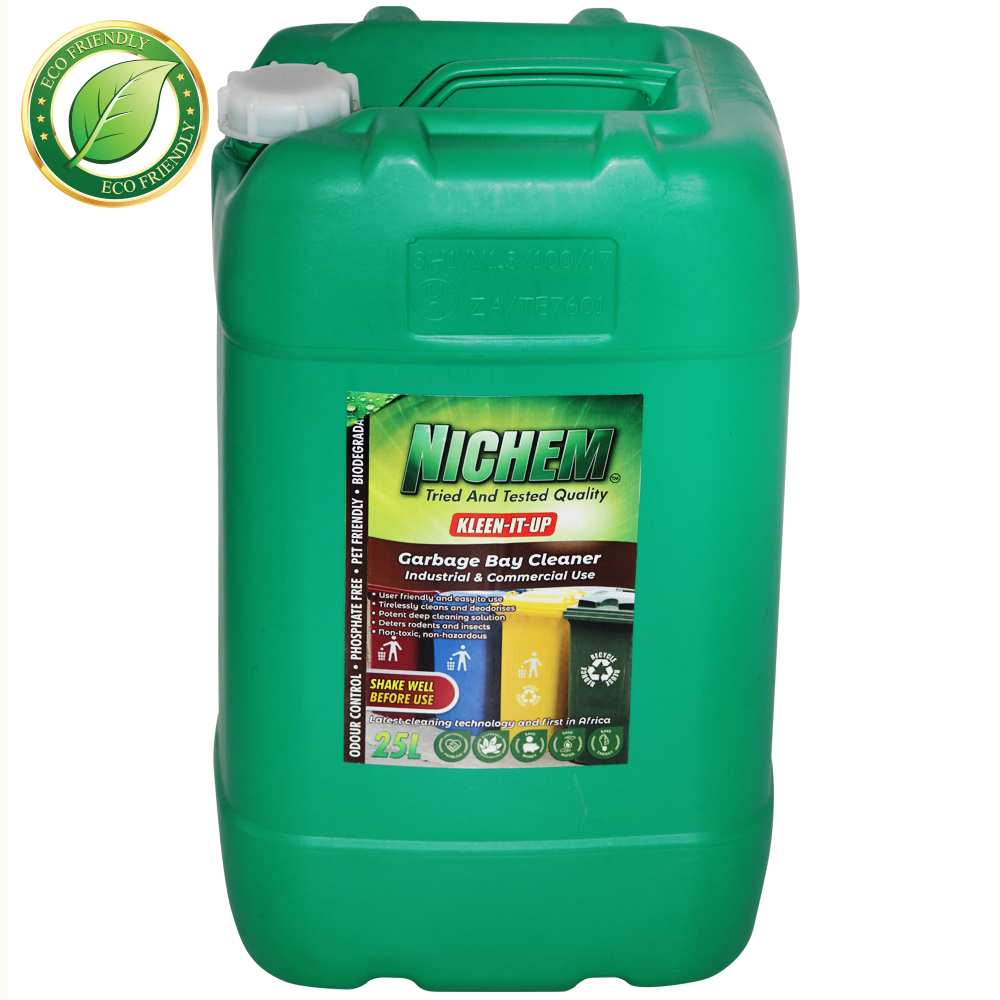 KLEEN IT UP 25L Garbage Bay Cleaner And Deodoriser Nichem KLEEN IT UP 25L Garbage Bay Cleaner And Deodoriser Nichem